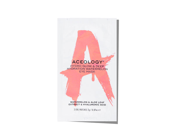 Hydro Glow & Deep Hydration Watermelon Eye Mask Single | Aceology Beauty